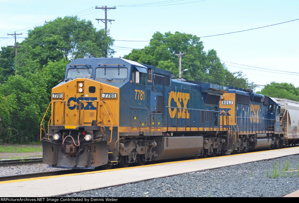 CSX 7781, CP's Tomah Sub.